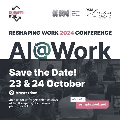 Erasmus Centre For Data Analytics On Linkedin Reshapingwork Ai