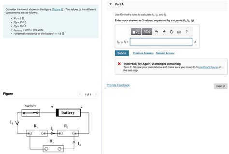Solved Part AConsider The Circuit Shown In The Figure Chegg Com