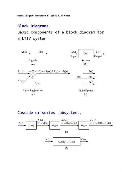 DOC Extra Note Block Diagram Reduction Signal Flow Graph Doc DOKUMEN TIPS