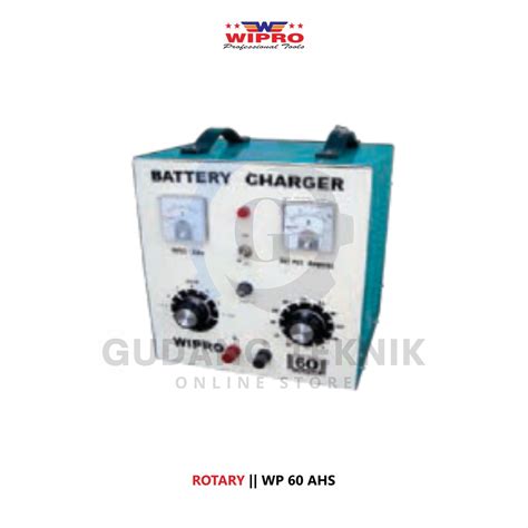 Jual Battery Charger Rotary 60A WIPRO WP-60-AHR / Cas Aki Rotary 60 ...