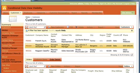 Code On Time Conditional Visibility Of Data Views