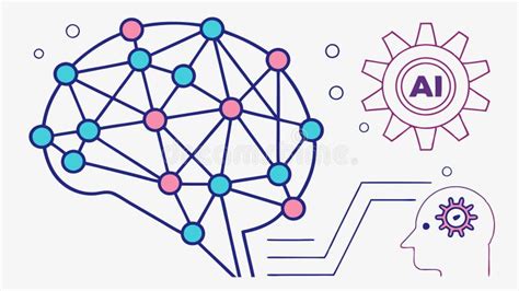 Ai Brain Network Design Artificial Intelligence And Tech Vector Design Generative Ai Stock