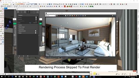 Tutorial Render Interior Vray Sketchup