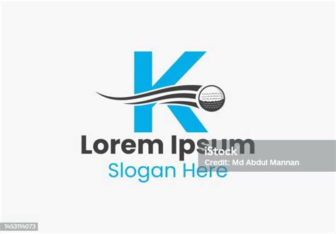 움직이는 골프공 아이콘이 있는 문자 K 골프 개념 하키 스포츠 유형 템플릿 겨울에 대한 스톡 벡터 아트 및 기타 이미지 겨울 겨울 스포츠 경기 스포츠 Istock