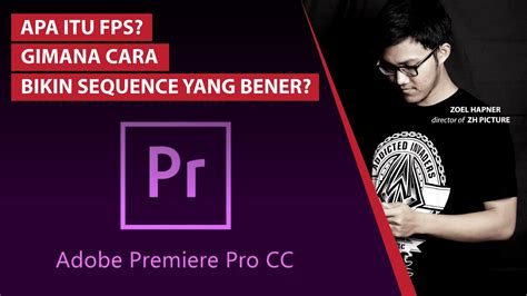 cara buat sequence premiere pro yang bener harus tau fps web