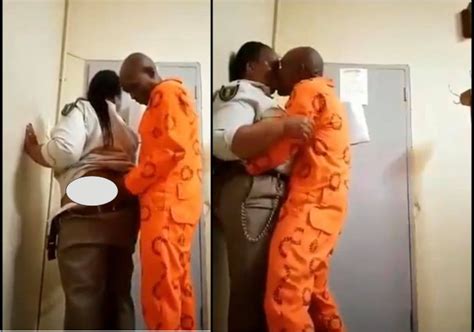 Shameful South Africa Female Prison Warder Caught Having Unprotected Sex With Male Inmate The