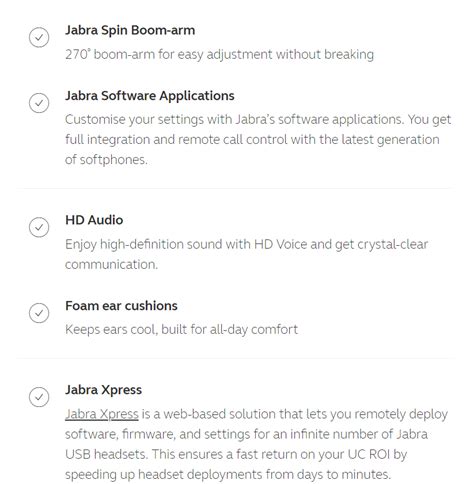 Jabra Biz Usb Duo Low Cost Professional Corded Headset For All Day Conversations