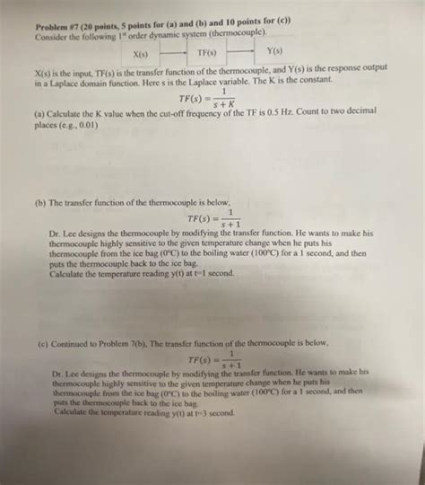 Solved Problem 7 20 Points 5 Points For A And B And Chegg Com
