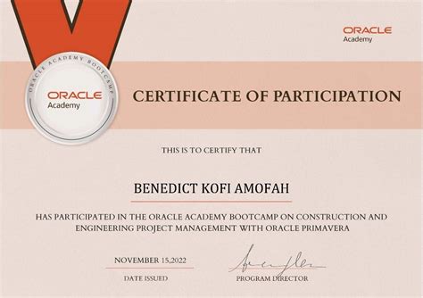 Benedict Kofi Amofah On Linkedin Engineering Oracle Work Cloud