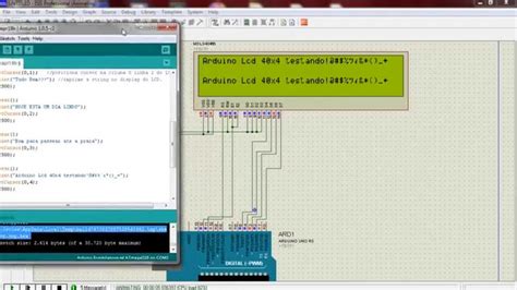 Proteus Arduino Lcd Liquidcrystal Youtube