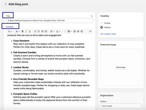 How To Add A Blog On Shopify A Step By Step Guide