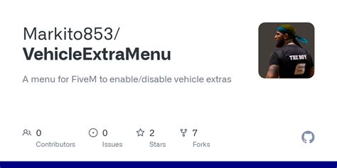 Github Markito853vehicleextramenu A Menu For Fivem To Enable