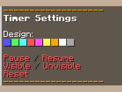 TIMER DATAPACK Minecraft Data Pack