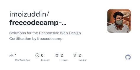 Github Imoizuddinfreecodecamp Responsive Web Design Solutions For The Responsive Web Design