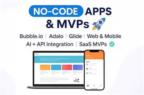 Develop Bubble Io Adalo Glide Bubble Mvp Ai Api Website Web App Saas Mobile App By Rihannamilly
