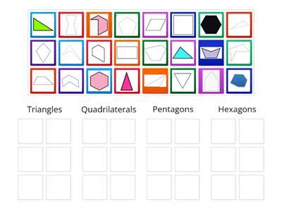 Polygon Sort Teaching Resources