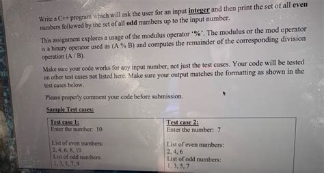 Solved Write A C Program Which Will Ask The User For An Chegg