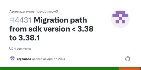 Migration Path From Sdk Version