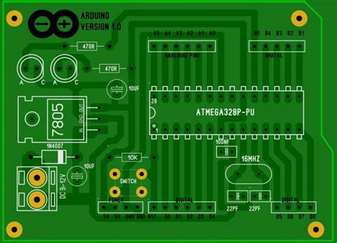 Diy Arduino Make Your Own Arduino Board