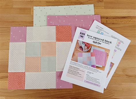 Mystery Block 2 Love Squared Block STACEY LEE CREATIVE