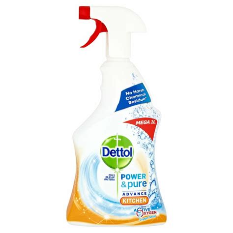 Dettol Power And Pure Kitchen Trigger Spray 1ltr Centra