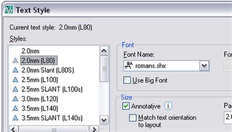 Autocad Annotative Text Tips