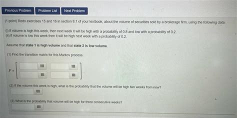 Solved Point Redo Exercises And In Section