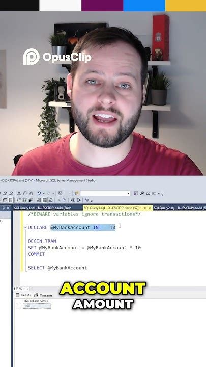 Sql Secrets Variables Ignore Transactions Podcast Codingbootcamp Data Youtube
