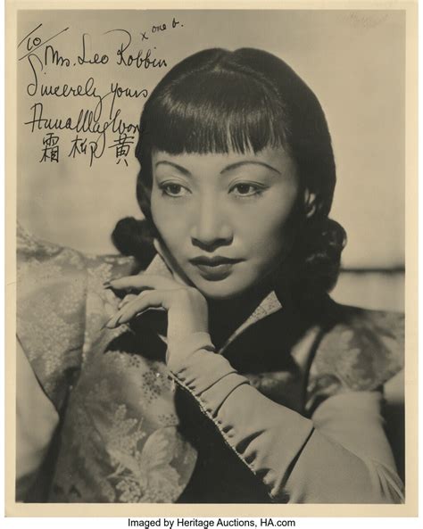 Anna May Wong 3 Signed Photographs Movie Tv Memorabilia Lot