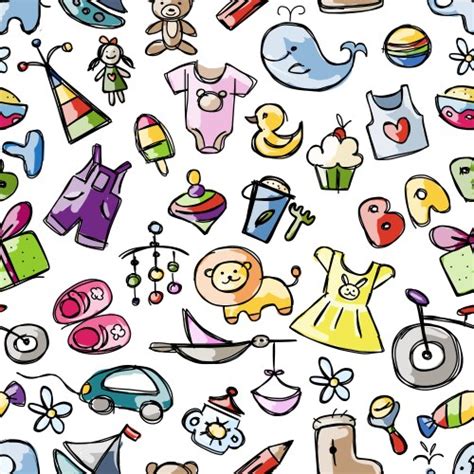 Toy Bear Pattern Royalty Free Vector Image Vectorstock