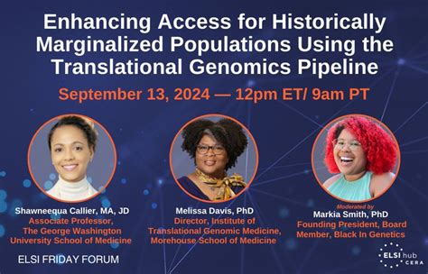 Somatic Cell Genome Editing Consortium On Linkedin Elsi Genomics Webinar