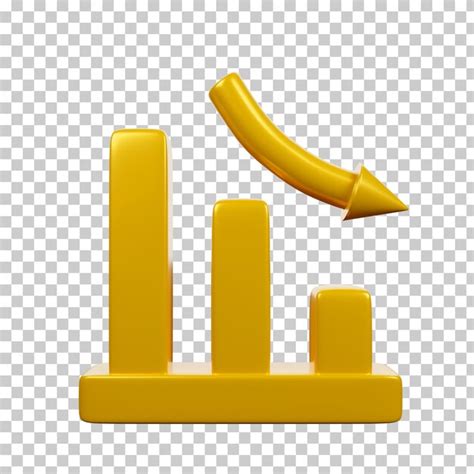 Premium Psd Bar Chart 3d Rendering