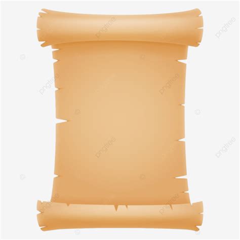 Old Scroll Paper Vector Art Png Old Paper Scroll Vector Illustration Isolated On White