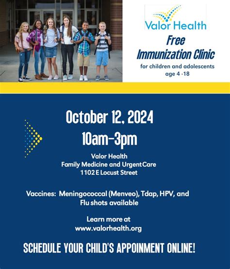 Free Immunization Valor Health