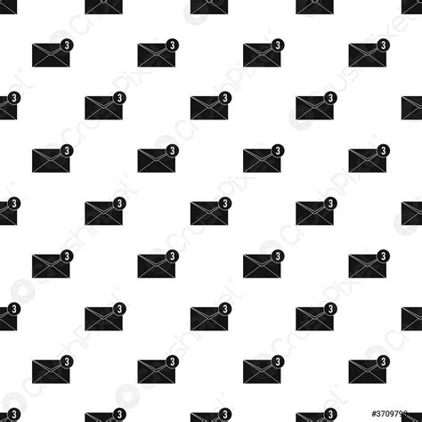 Three New E Mail Pattern Simple Style Stock Vector 3709790 Crushpixel