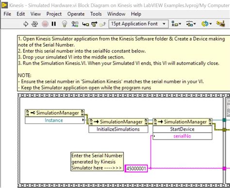 thorlabs kinesis labview simulator ni community