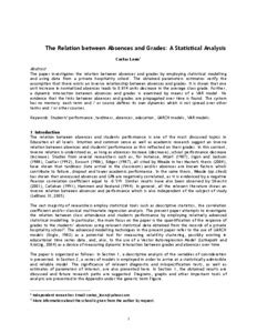 Statistical Analysis Paper Free Statistics Project Essays And Papers