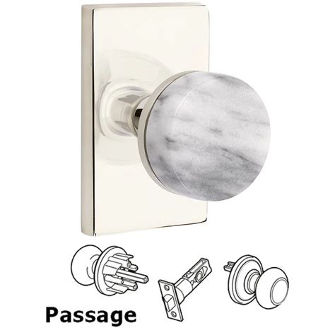 Select Knobs Collection Passage Modern Rectangular Rosette With