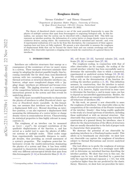 pdf roughness density