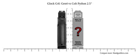 Glock G41 Gen4 Vs Colt Python 2 5 Size Comparison Handgun Hero