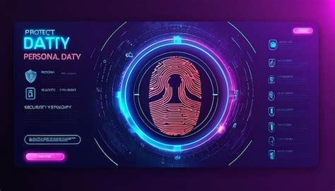 Premium Photo Fingerprint Scanning Biometric Authentication Cybersecurity