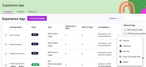 Creating Templates Dynamic Yield Knowledge Base