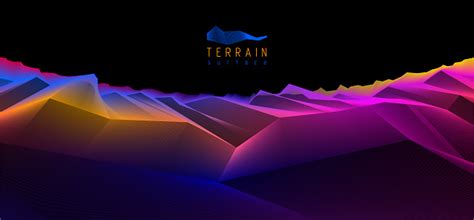 환상적인 우주 행성 지형 벡터 일러스트 코스모스 공상 과학 소설 위대한 3d 디자인 제목 및 텍스트에 대한 복사 공간이 있는 추상 배경으로 사용할 수 있습니다 0명에 대한