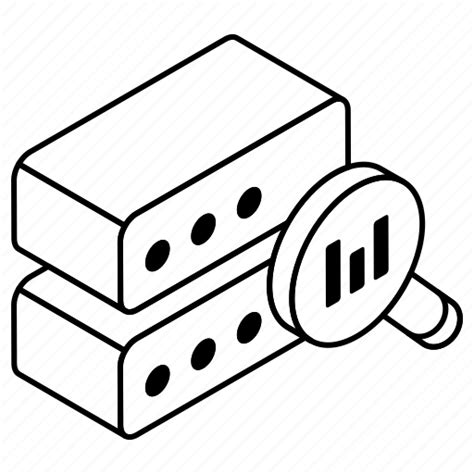 Data Analysis Search Server Server Exploration Server Analysis Data Exploration Icon