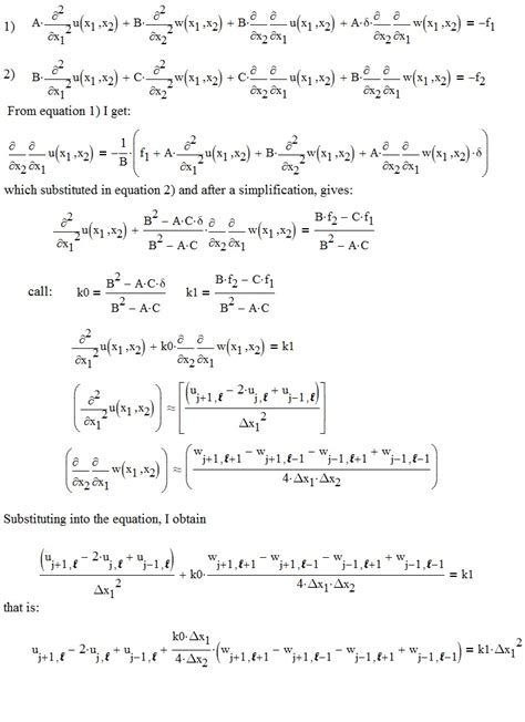 Matrix Finite Difference Method Ptc Community