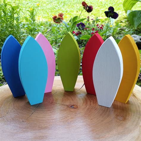 Wooden Surfboards Colorful Beach Tiered Tray Decor Etsy