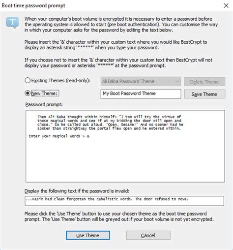 Editing Boot Time Prompt For Password