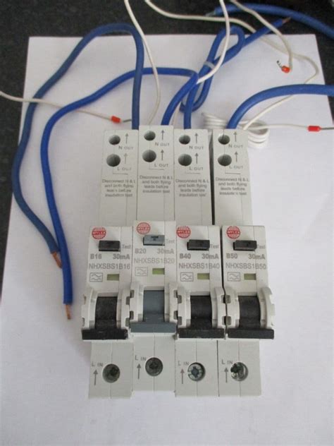 Wylex Nhxsbs1b Range B6 B10 B16 B20 B32 B40 B50 30ma Single Pole 10ka Rcbos
