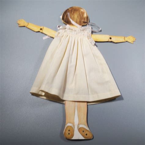 1990 Mary Frances Wright Paper Doll Dress By Siger Davey Ufdc Schoenhut Luncheon 4745649409