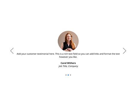 Testimonials Module For HubSpot CMS B2B Marketing Blog Bootstrap